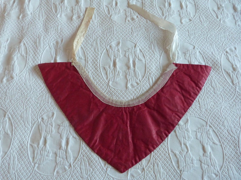 Antique 1800s French Silk Priest Clergy Collar W Hand Embroidery, Gold ...