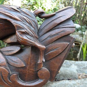 Antique Wall Hanging French Hand Carved Architectural Wooden Corbel ...