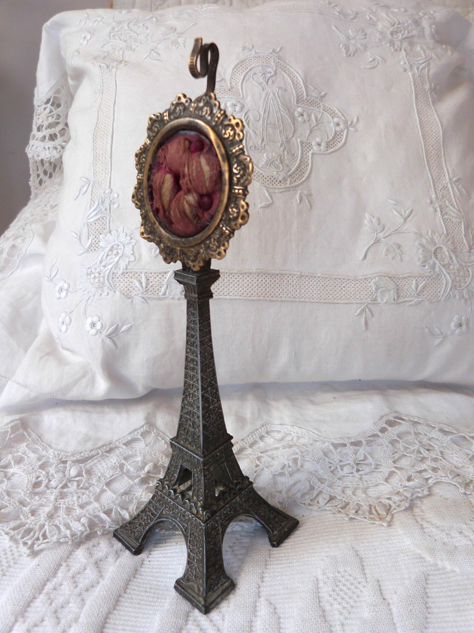Antique French Pocket Fob Watch Holder Watch Box Case Stand Ormolu W ...