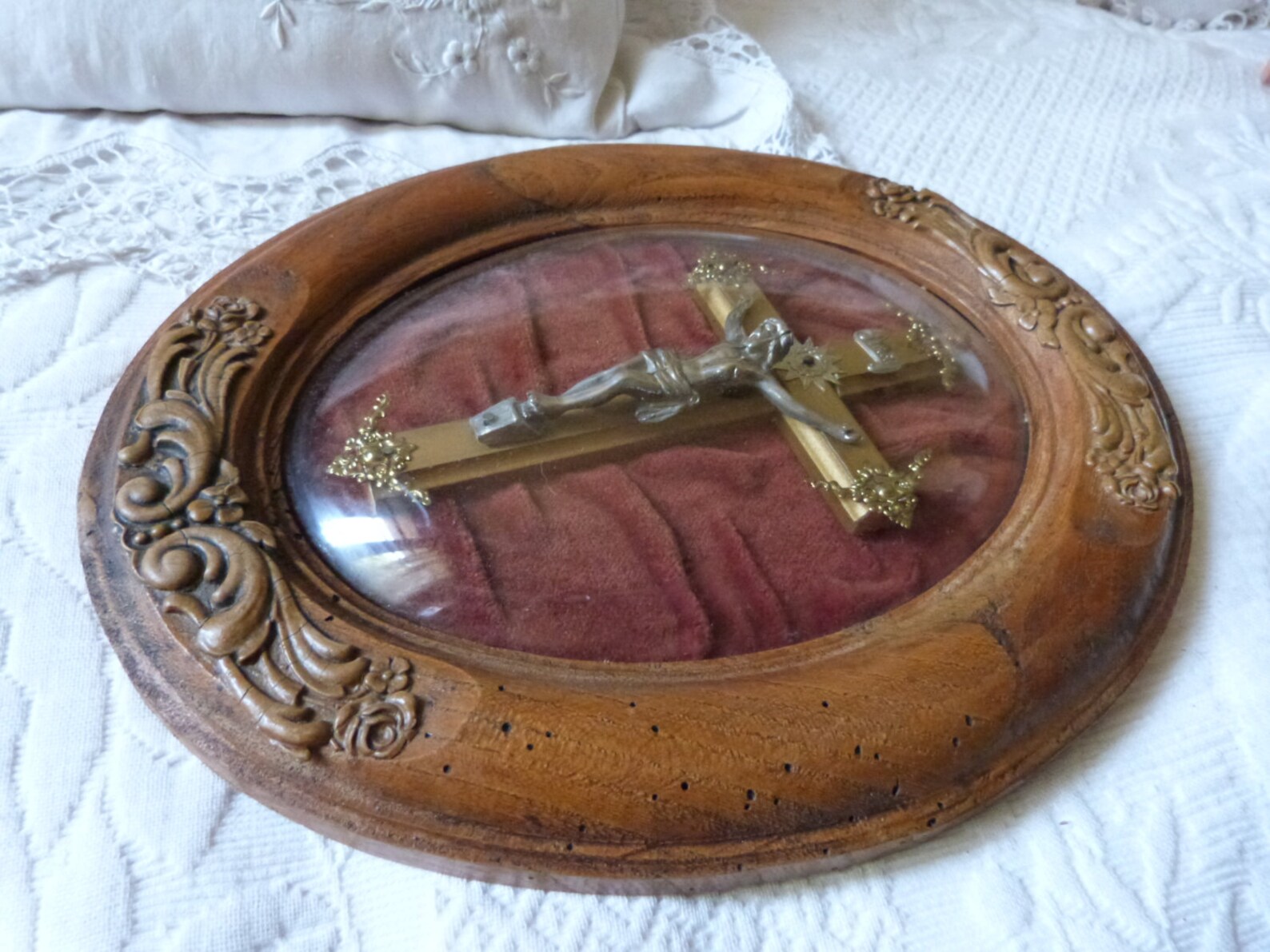Antique French Religious Frame 1900s Reliquary Relic Frame - Etsy