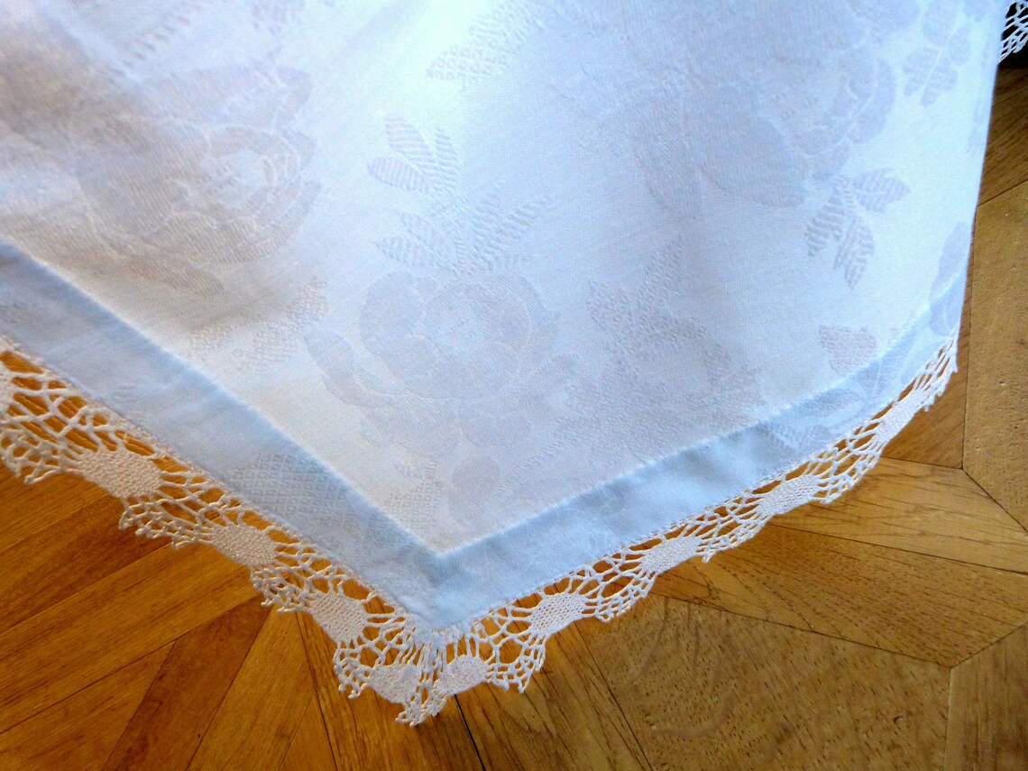 Long Antique French Religious Damask Linen Altar Frontal Cloth - Etsy