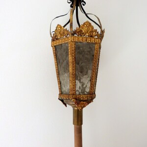 Antique French Processional Lantern Lamp Candle Light W Cross - Etsy