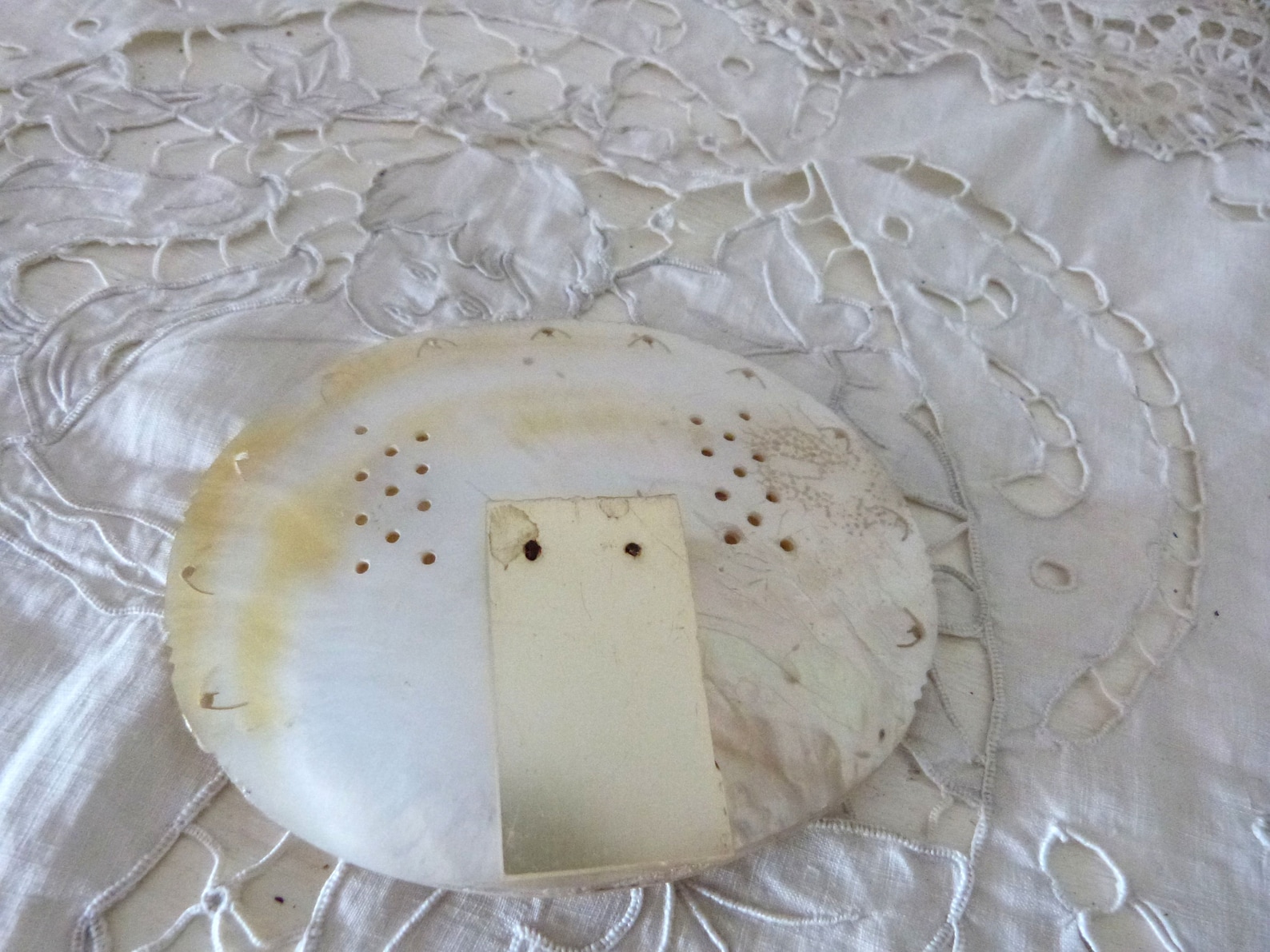 Last Supper Shell Art, Antique Religious Devotional Sculptured Mother ...