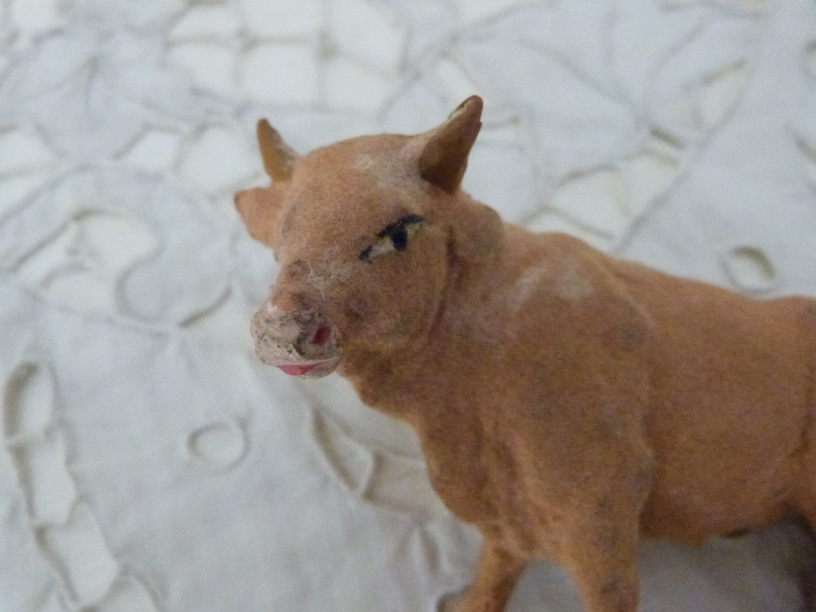 1900s Flocked Donkey Cow Animal Christmas Nativity Creche - Etsy