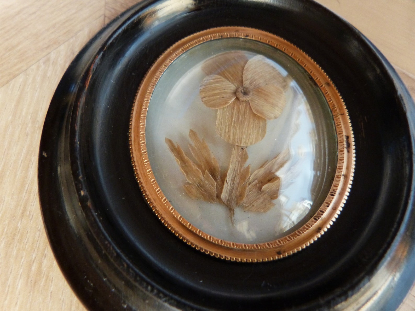 Mourning Hair Art Frame Victorian Hair Memento Mori Antique | Etsy