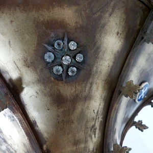 Antique French Bronze Thurible Church Icon Lamp Candle Holder Gothic ...