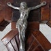 Antique French Tramp Art Trench Art Cross Crucifix Handmade W Match ...