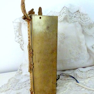 Vintage French Corner Wall Lantern Lighting Fixture Wallsconce W Ribbon ...