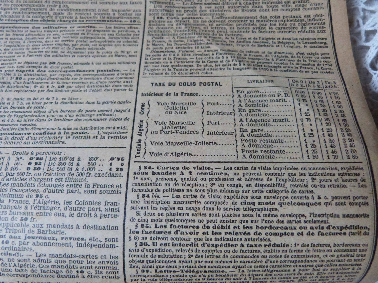 Antique French Almanac Calendar French La Poste Almanach 1913 W Map ...