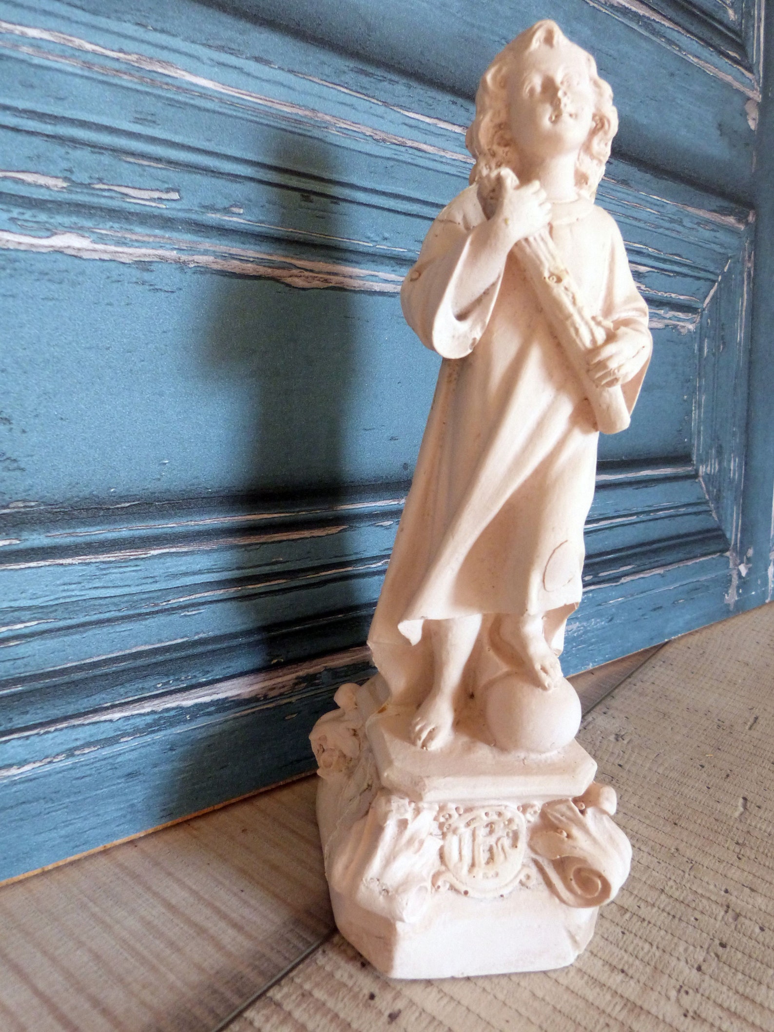 Antique Religious Statue Infant Child Jesus Christ Sculpture Statue ...