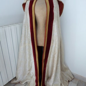 Antique Silk Clergy Vestment Dress Priest Cope Robe W Embroidered Birds ...
