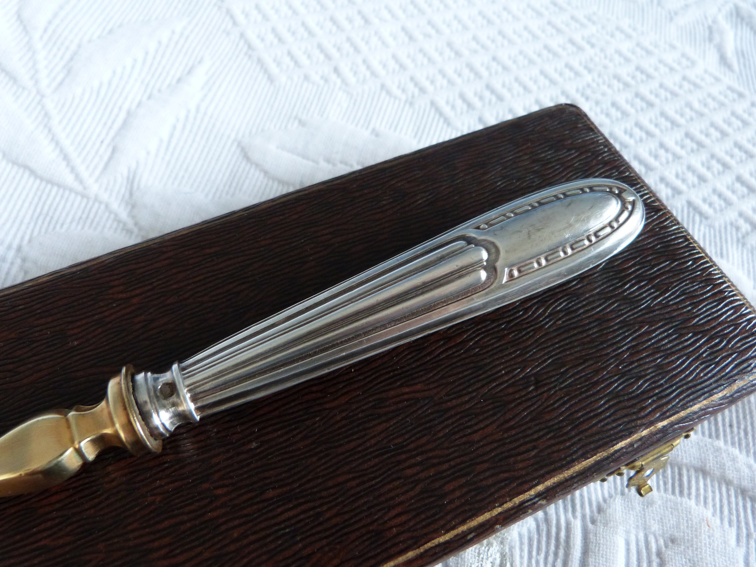 Antique French Silver Vermeil Artdeco Cake Server Art Deco Pie Server ...