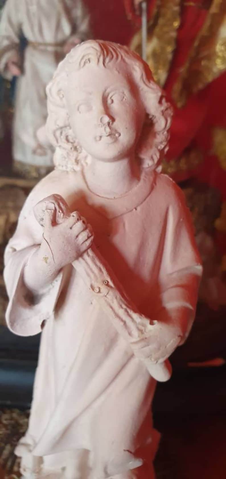 Antique Religious Statue Infant Child Jesus Christ Sculpture - Etsy