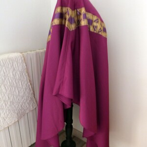 1900s Purple Clergy Vestment Dress Priest Cope Robe Chasuble W IHS ...