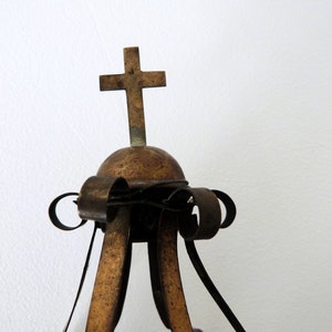 Antique French Processional Lantern Lamp Candle Light W Cross - Etsy