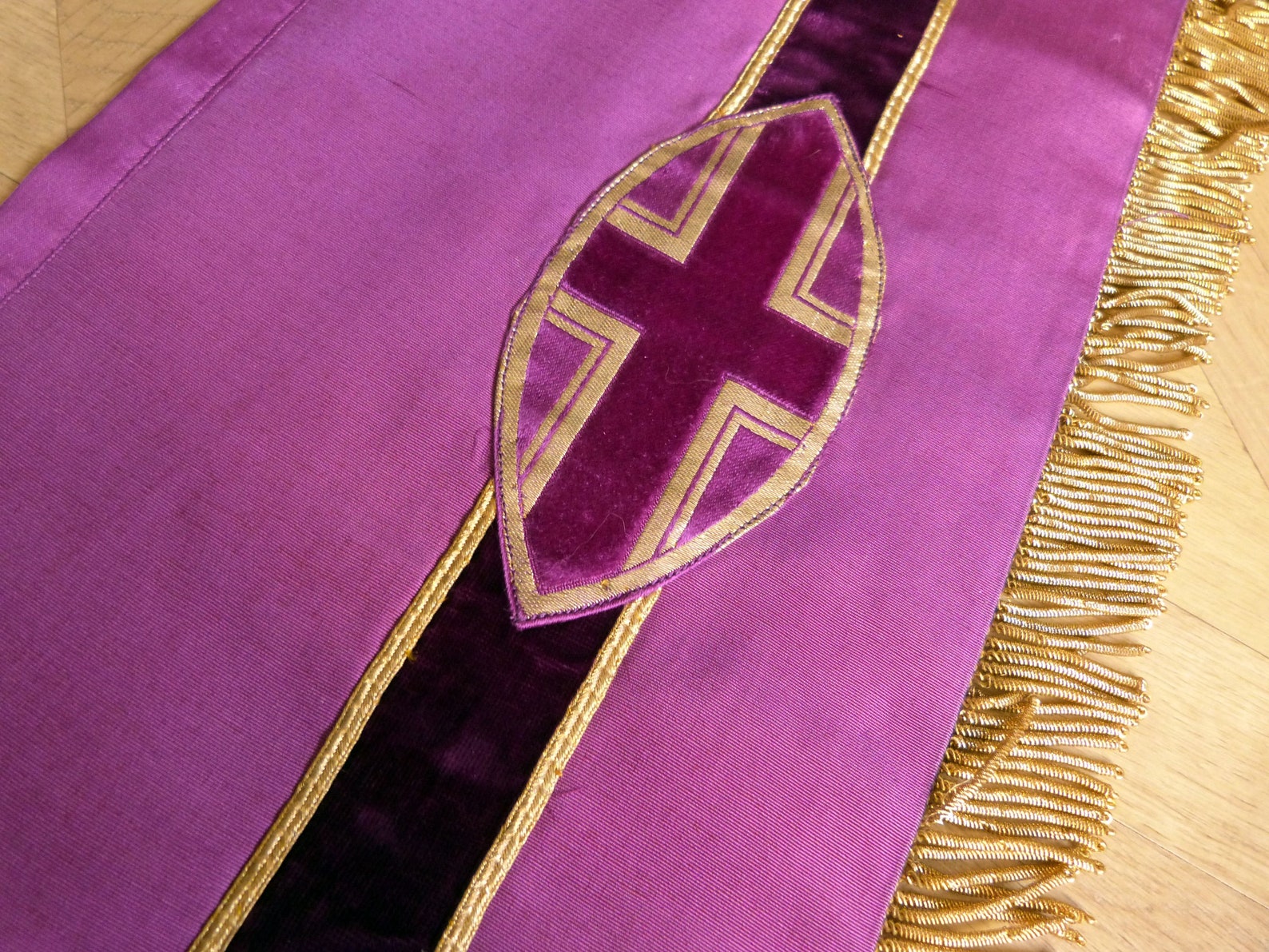 1800s Altar Frontal Antependium Cloth Antique French Religious Church ...