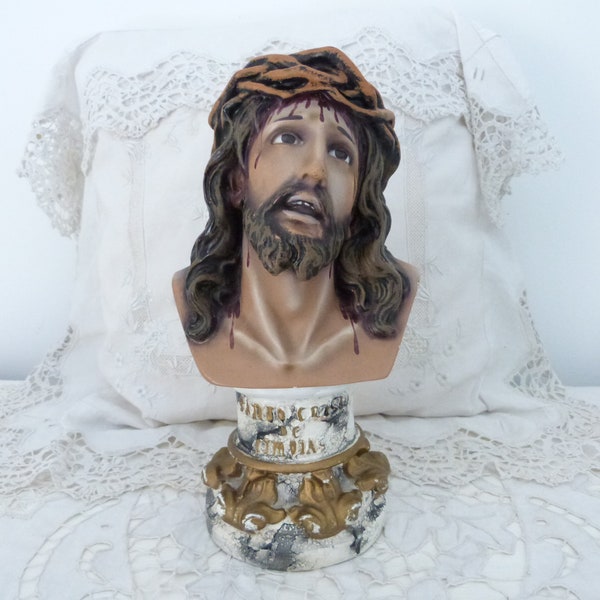 Glass Eyes Religious Statue - Etsy