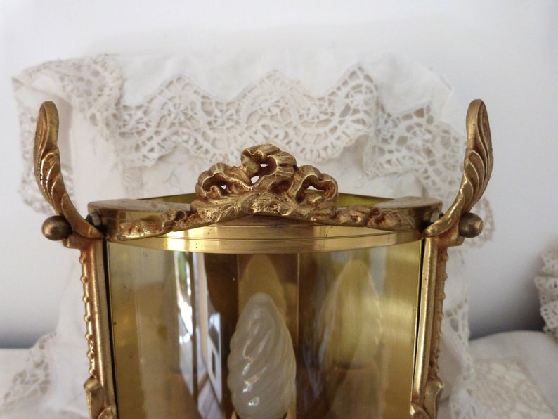 Vintage French Corner Wall Lantern Lighting Fixture Wallsconce - Etsy