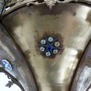 Antique French Bronze Thurible Church Icon Lamp Candle Holder Gothic ...