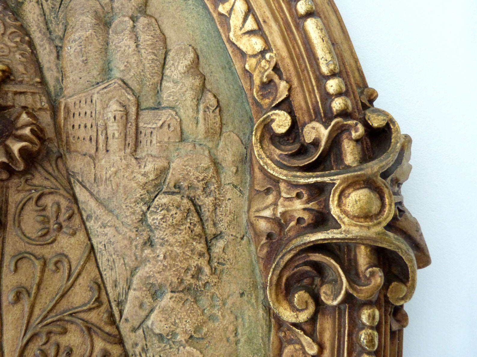 LARGE Antique French Religious Frame Black Madonna of - Etsy