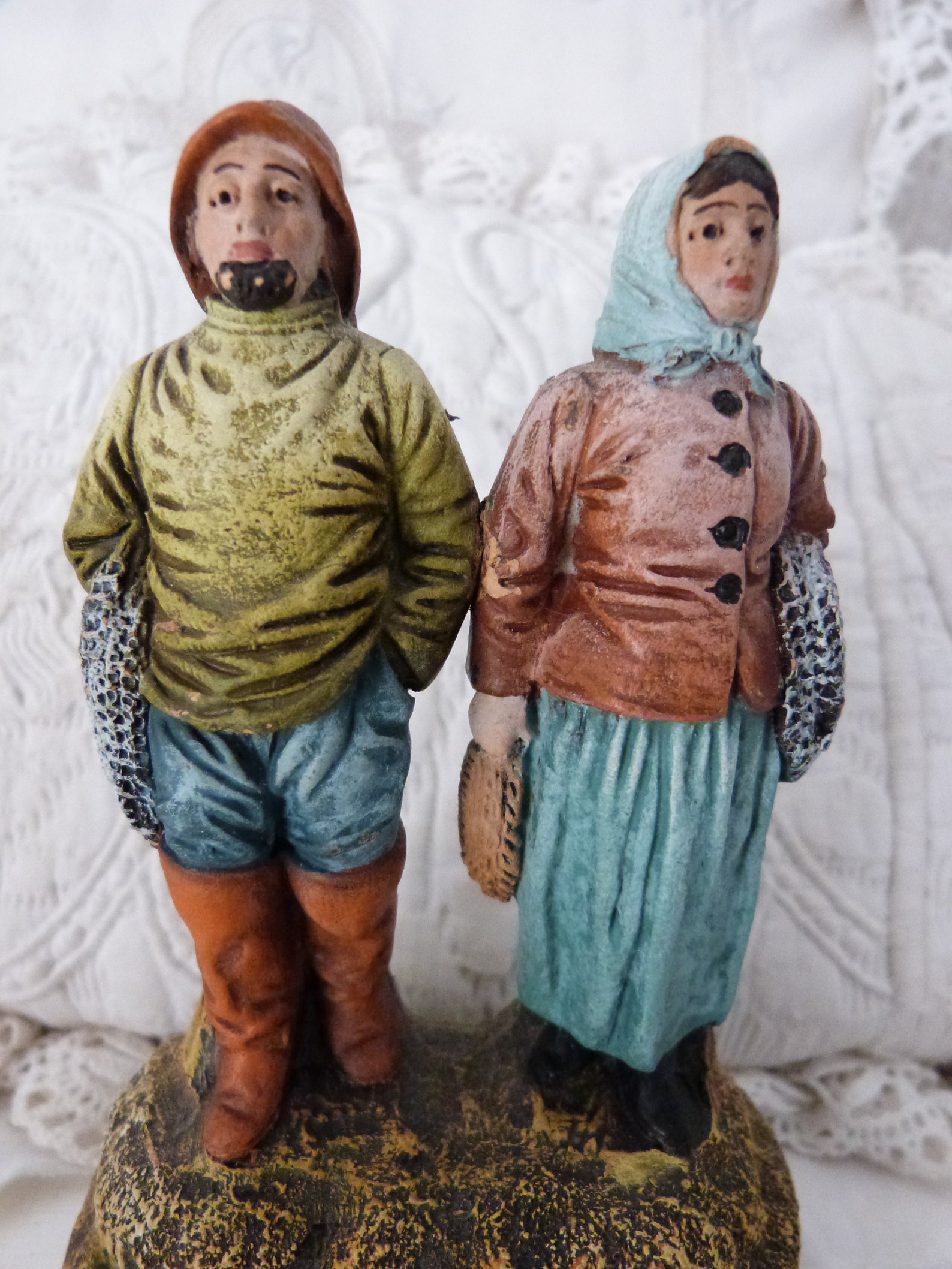 1900s French Vintage Santon Figurines Signed and Numbered - Etsy