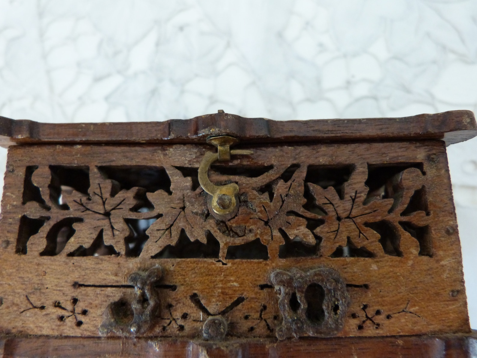 Antique French Wooden Filigree Box Hand Carved Box W Monograms - Etsy