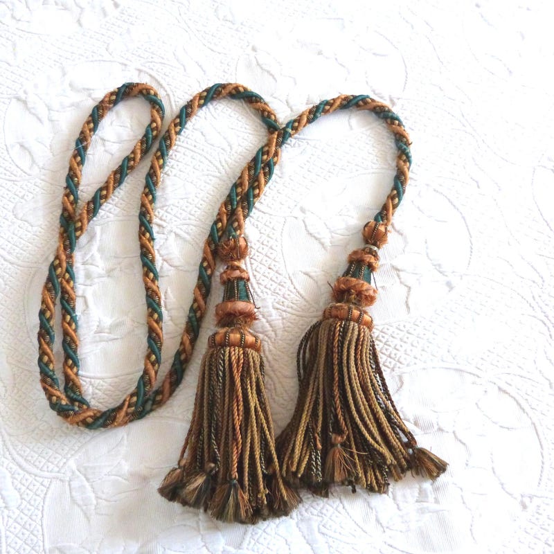 French Curtain Tiebacks - Etsy