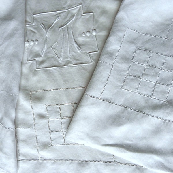 Antique Monogrammed Linens - Etsy