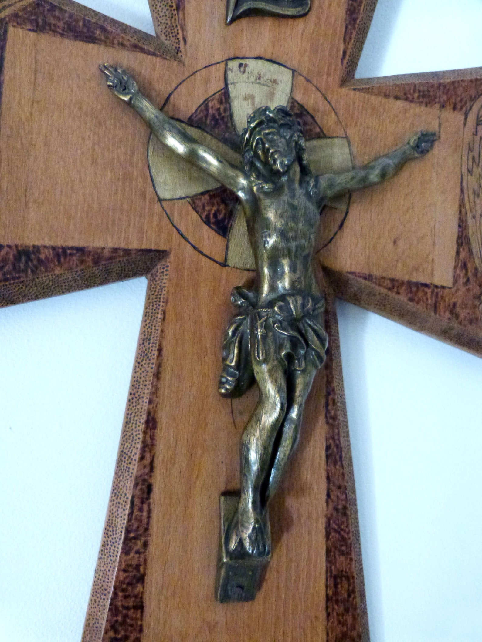 Antique French 1900s Religious Pirografia Pyrography Wooden | Etsy