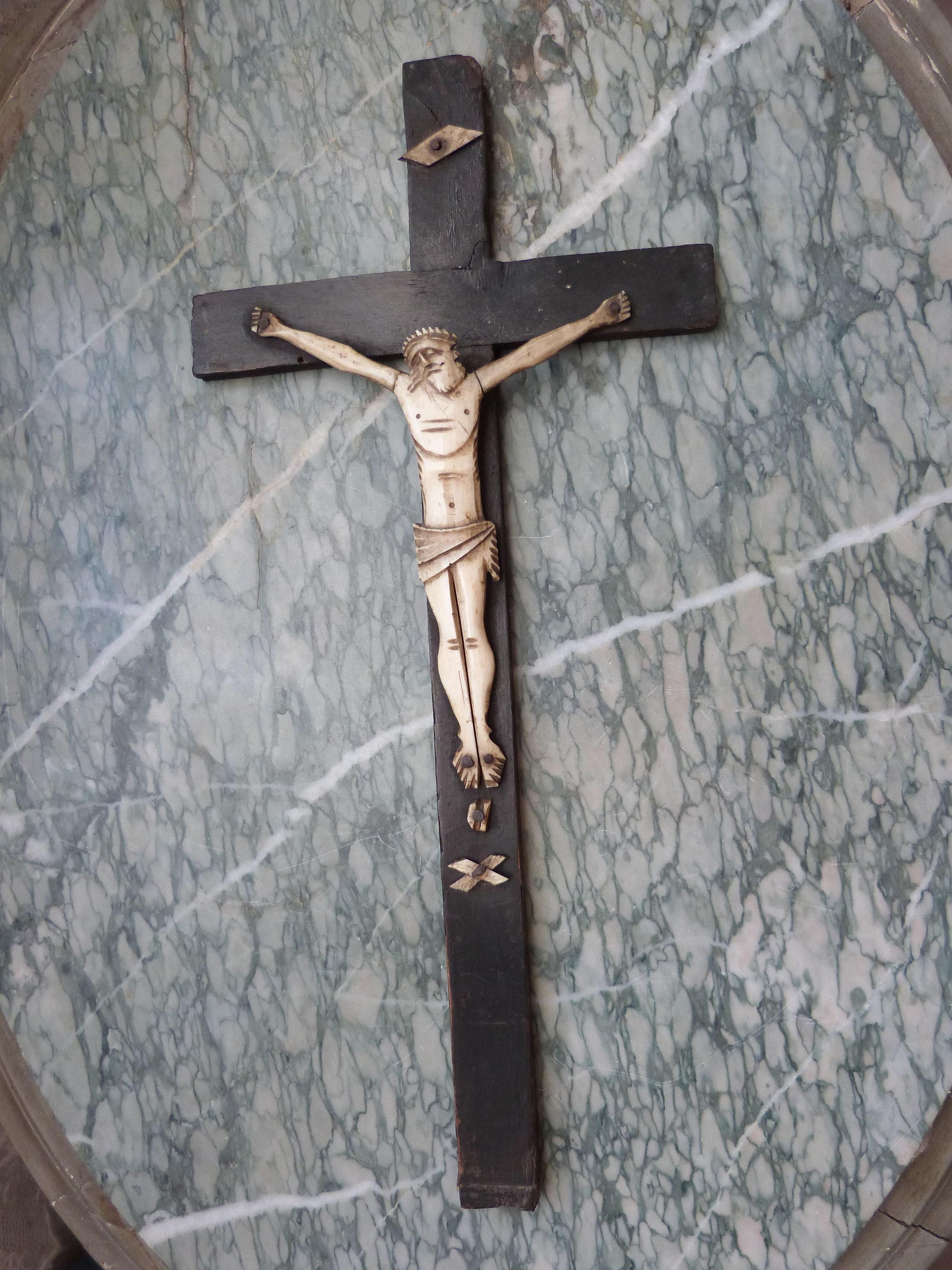 Antique French 1700s Jansenist Bone Corpus Christi RARE Religious Art ...