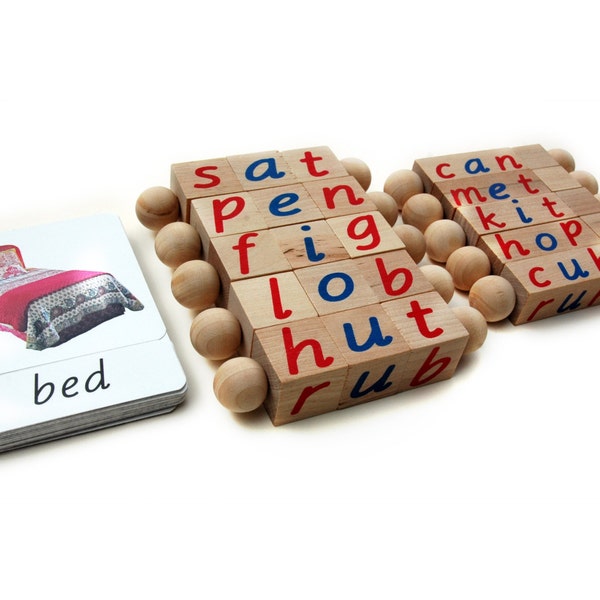 Montessori Cvc Cards - Etsy