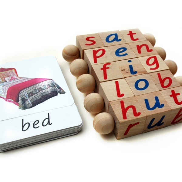 Montessori Reading Block - Etsy