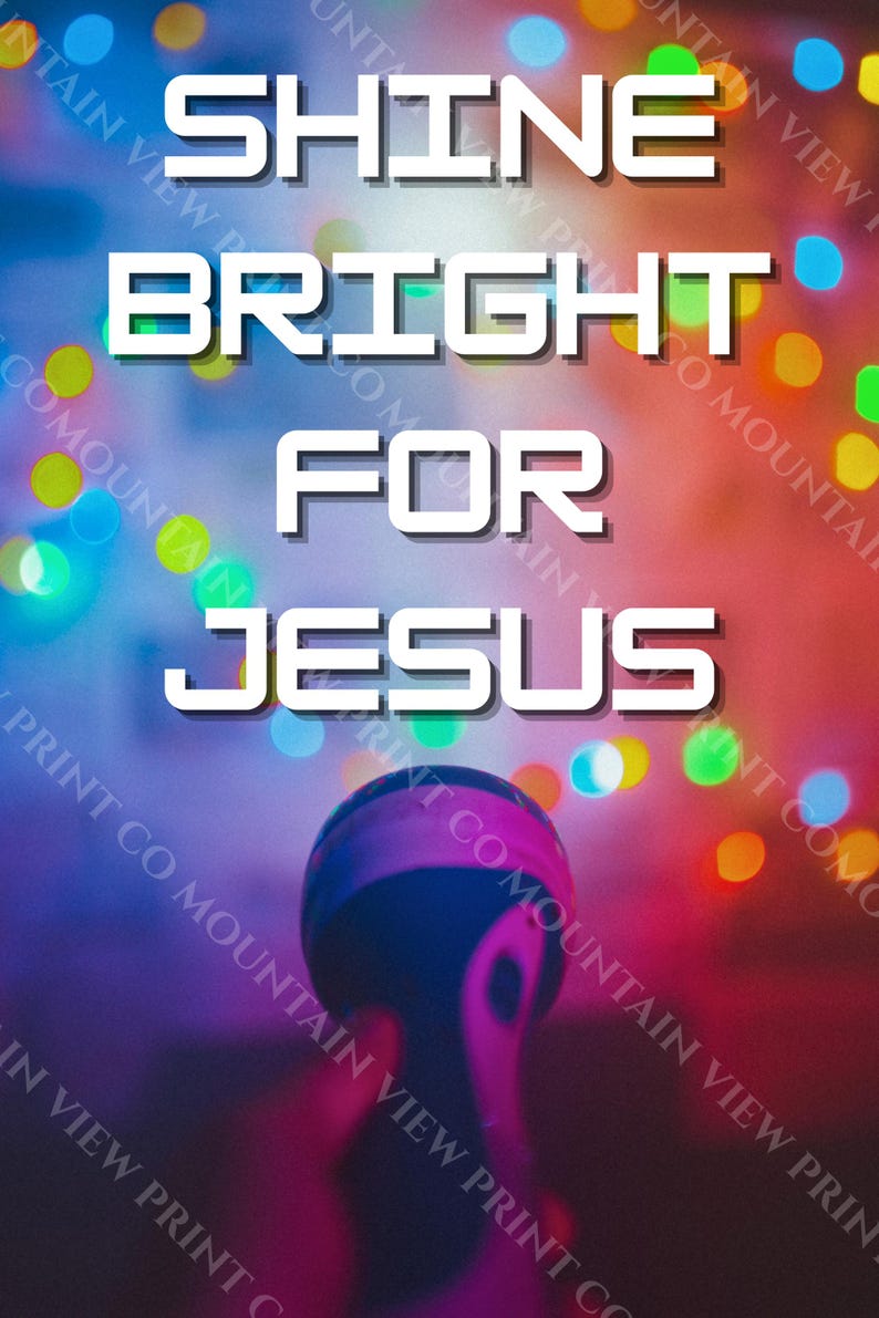 Christian VBS Poster Bundle | Shine Bright for Jesus, God's Love ...