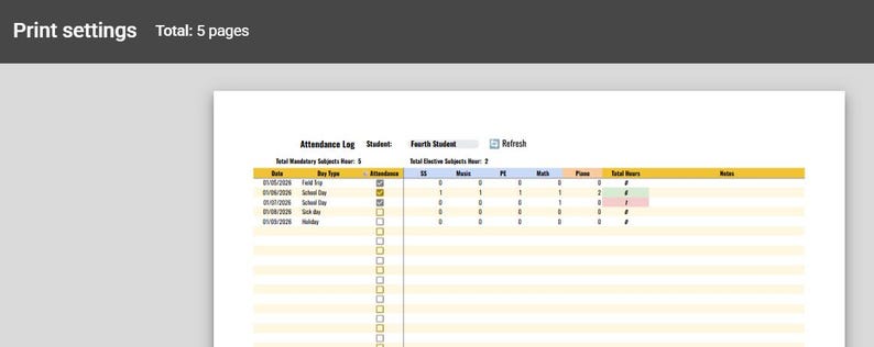 Automated All-in-one Homeschool Planner, Lesson Tracker, Attendance Log ...