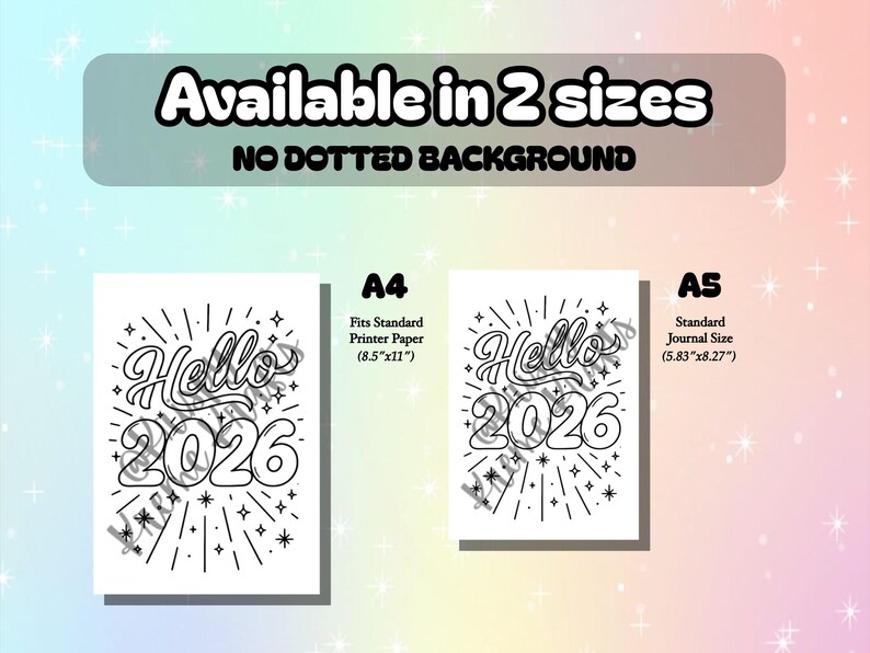2026 Yearly Tracking Pages | A4 & A5 Printable Planner | Digital ...