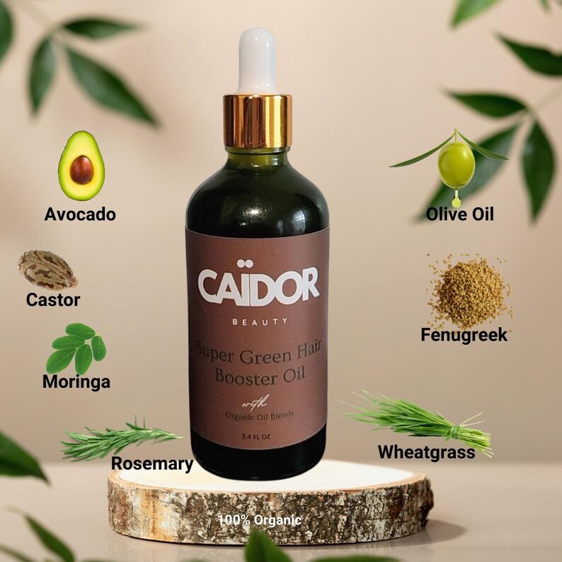 Super Green Hair Booster Oil - Etsy