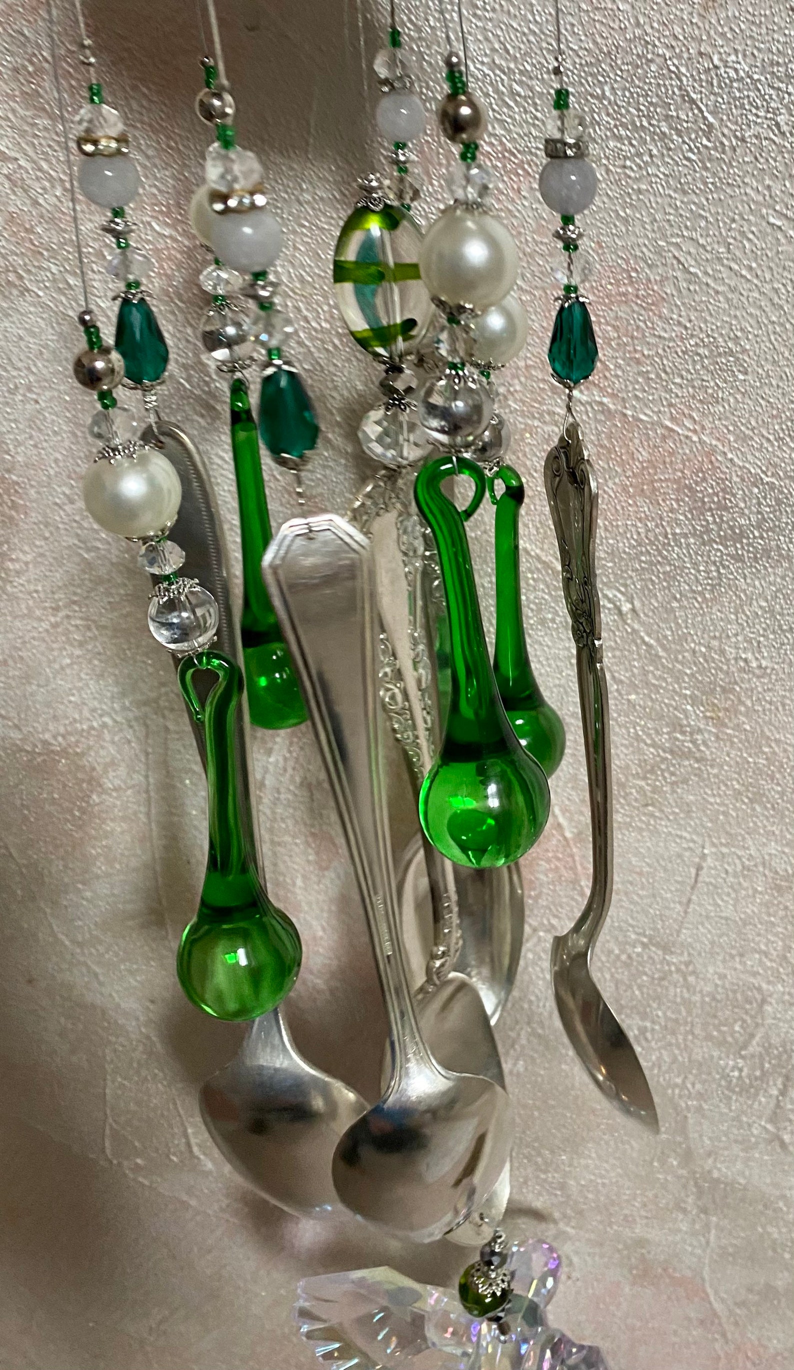 Upcycled VTG Silverware Silver Spoons Jewellery Wind Chimes - Etsy