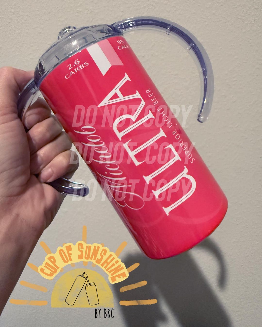 Pink Ultra Can-style Sippy Cup - Etsy
