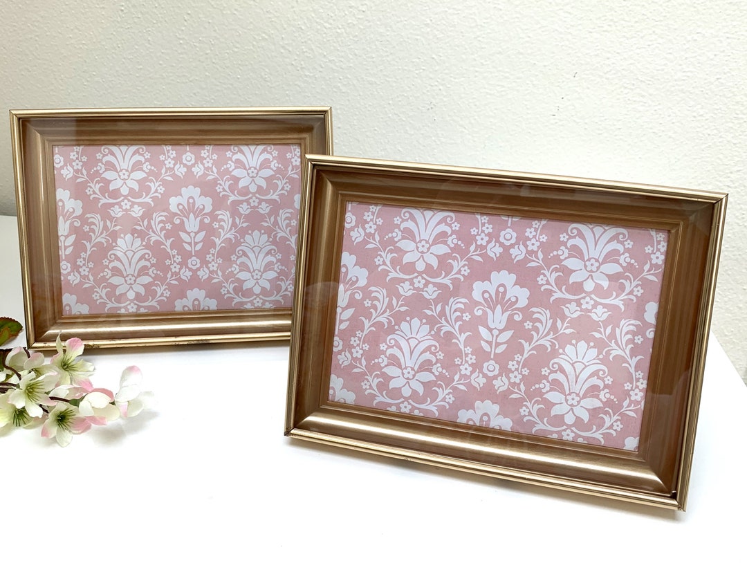 SET 5 by 7 Frames, Thick Gold 5 by 7 INSET Frames, STAND Horiz/vertical ...