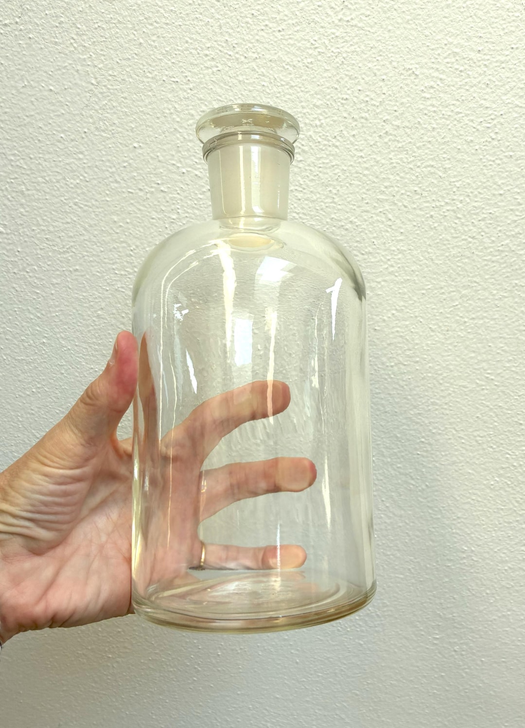 Vintage Large PYREX Apothecary Jar With Glass Stopper, 9" Tall - Etsy