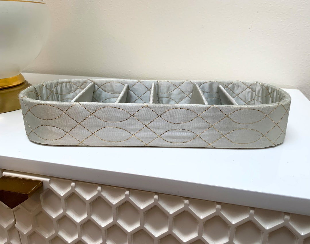 Lingerie Drawer Storage Container, Soft Fabric Divided Container ...