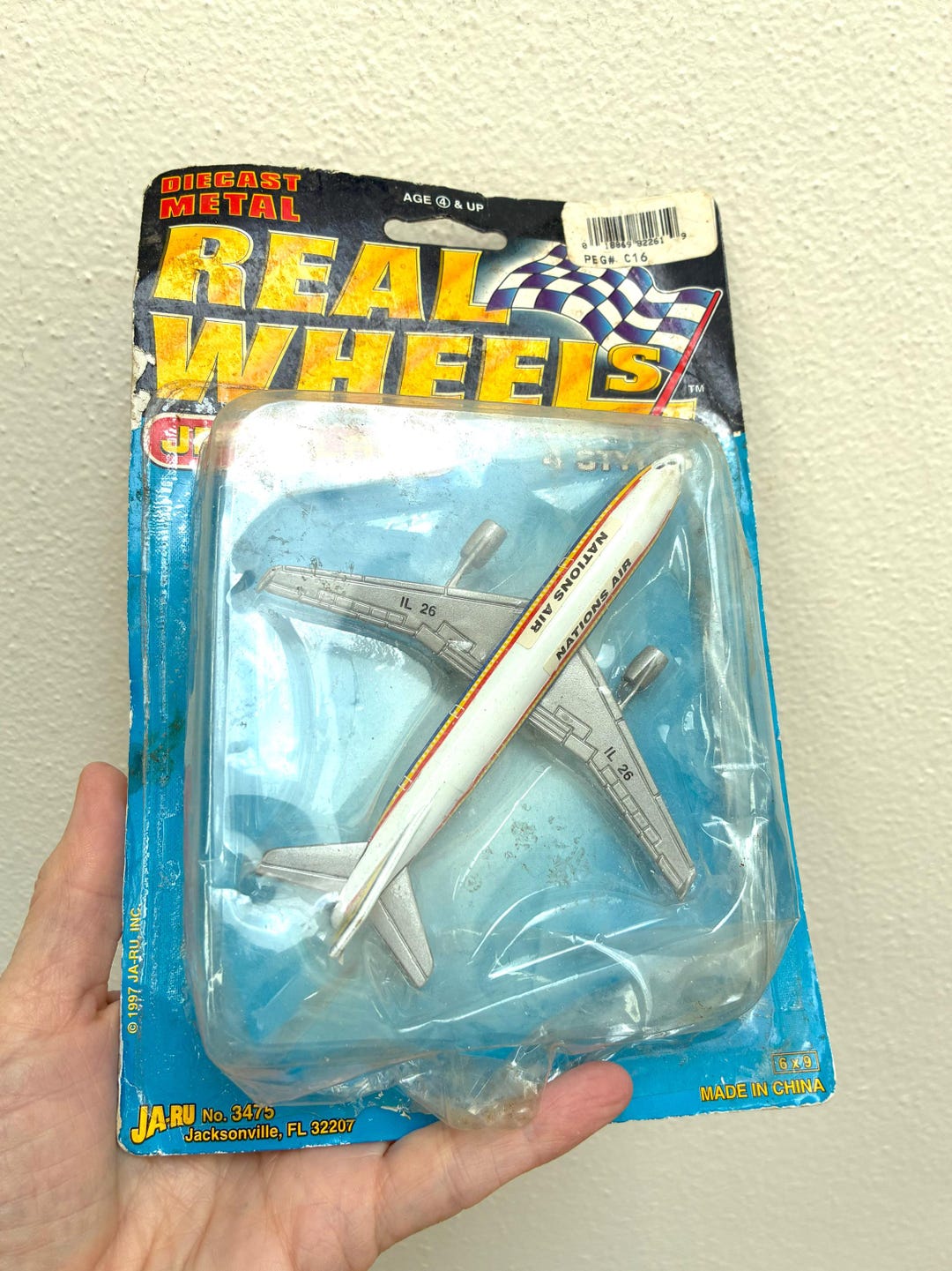 Vintage Diecast Metal Jet Airplane, 1997 JA-RU Nations Air #3475 Toy ...