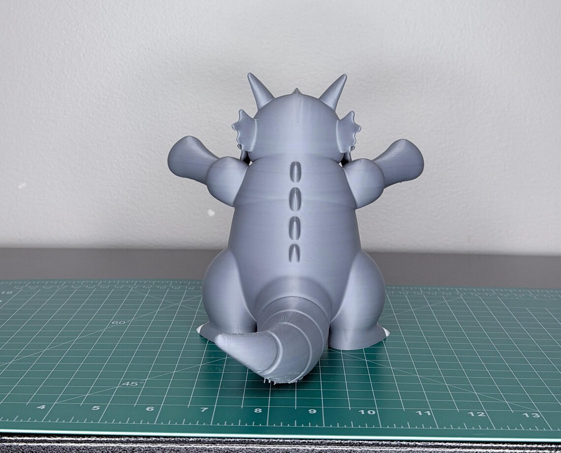 3D Printed Rhydon Figure – Fan Art - Etsy