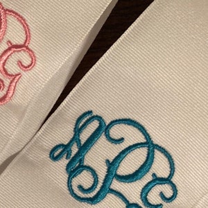 Prom Bouquet Ribbon, Preppy Prom Embroidered Ribbon, Wedding or Prom ...