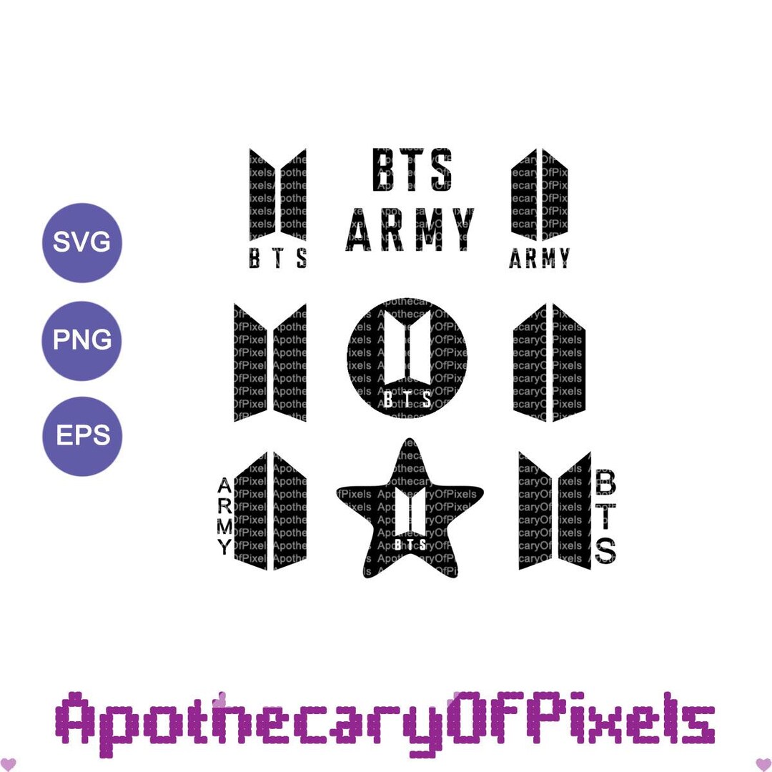 DIGITAL FILE - Bts Army, Bts, Bts Svg, Bts Cut File, Kpop, Svg, Eps ...