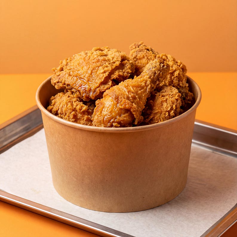 Fried Chicken Ad Visuals | 5 Food Images | Digital Download - Etsy