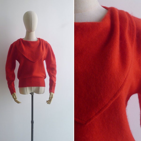 80s Triangle Sweater - Etsy