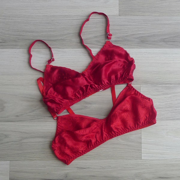 Embroidered Bra - Etsy