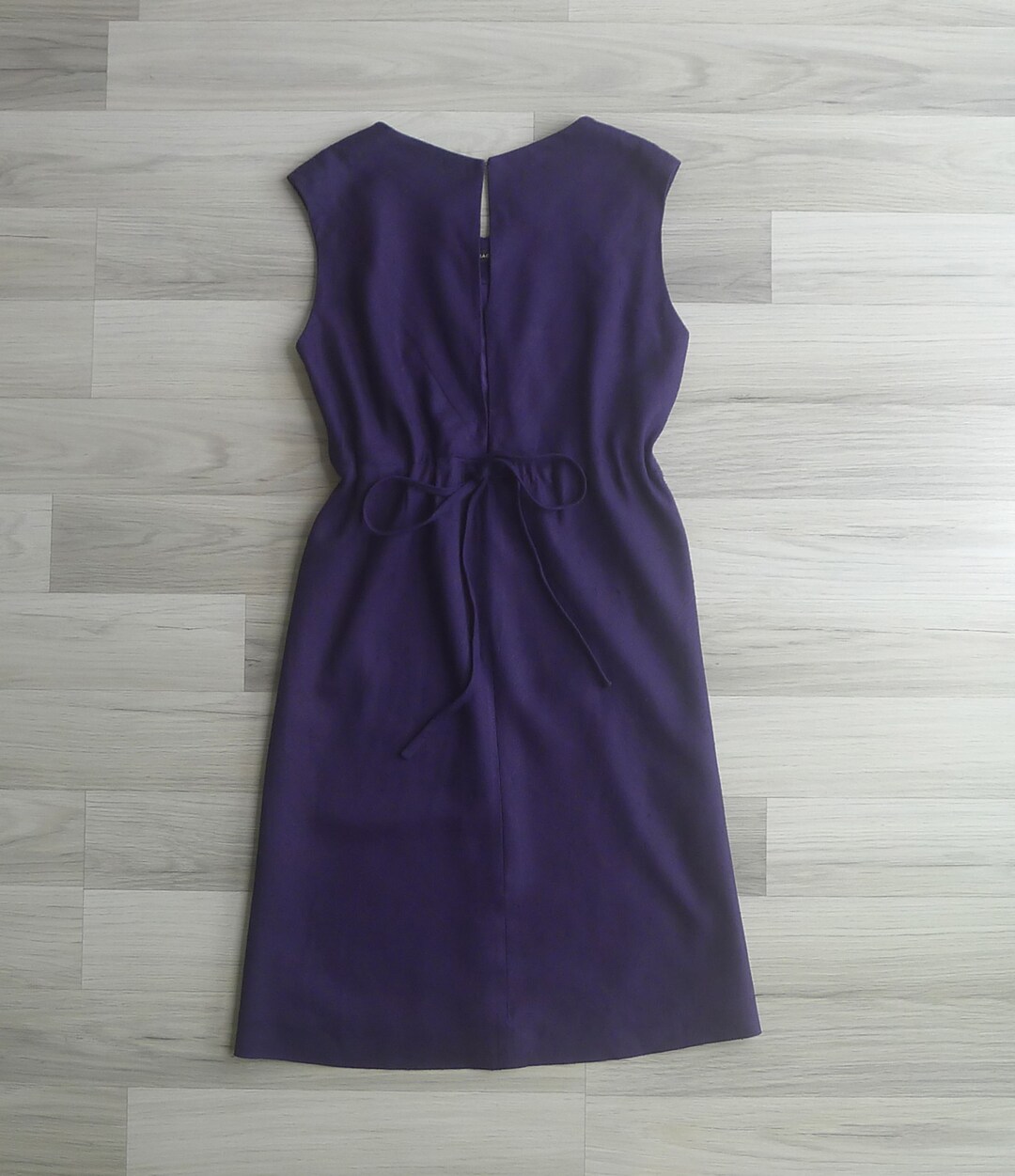 Vintage Balenciaga Edition Purple Linen Shift Dress – 1958 Archival ...