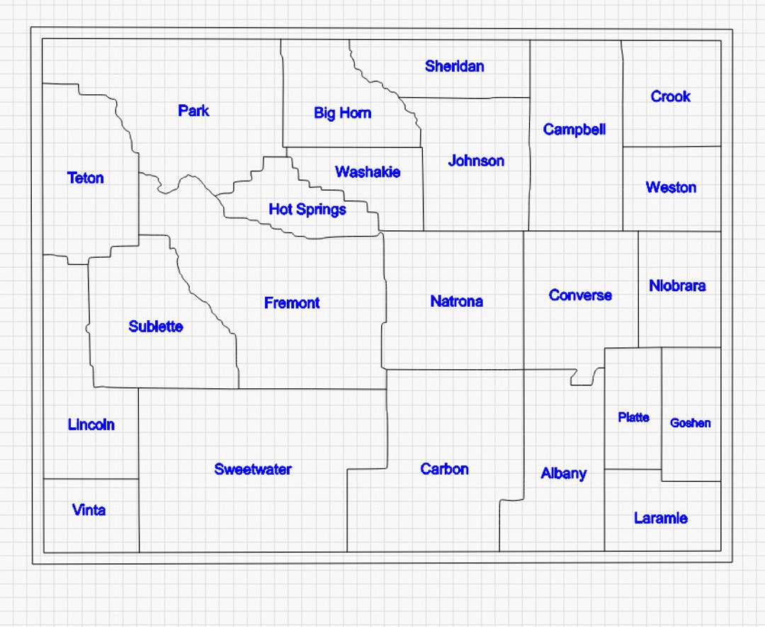 Wyoming State Puzzle Jigsaw Puzzle County Puzzle Digital Laser Files - Etsy